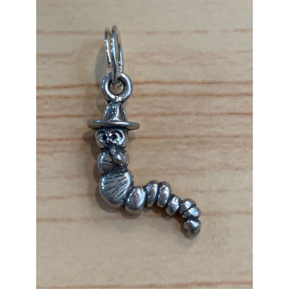 Independent | Jewelry | 925 Garden Worm Sterling Silver Jewelry Charm ...